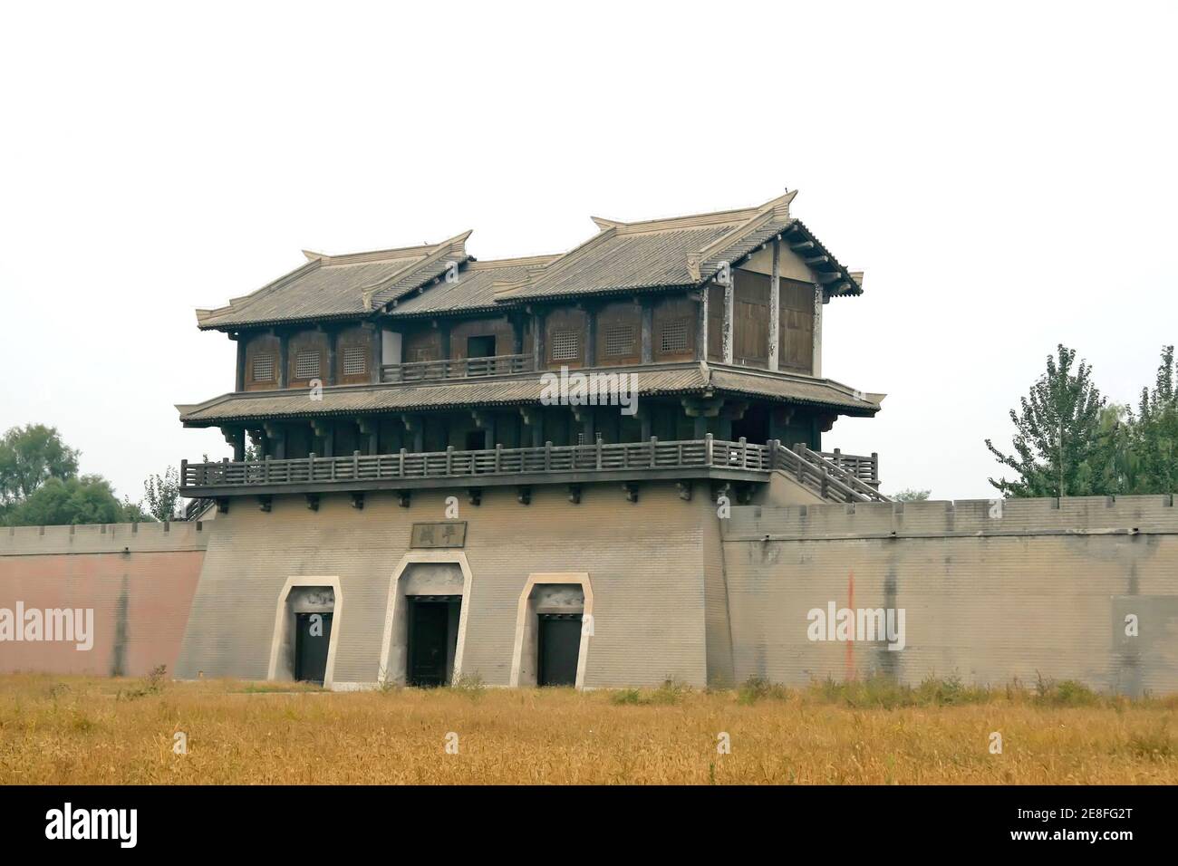 chinese ancient architecture landscape Film shooting base in Zhuozhou ...