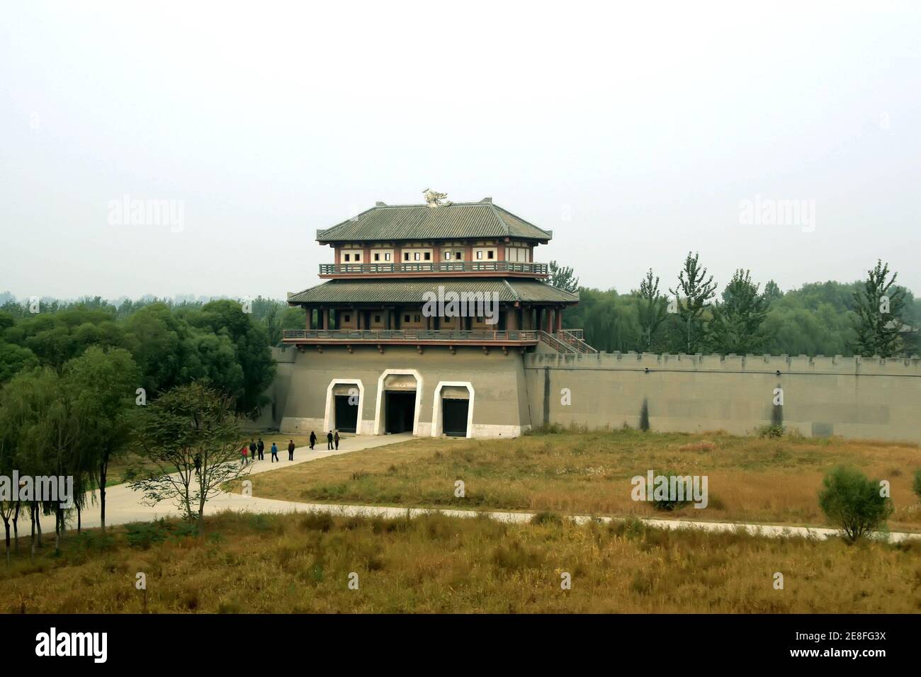 chinese ancient architecture landscape Film shooting base in Zhuozhou ...