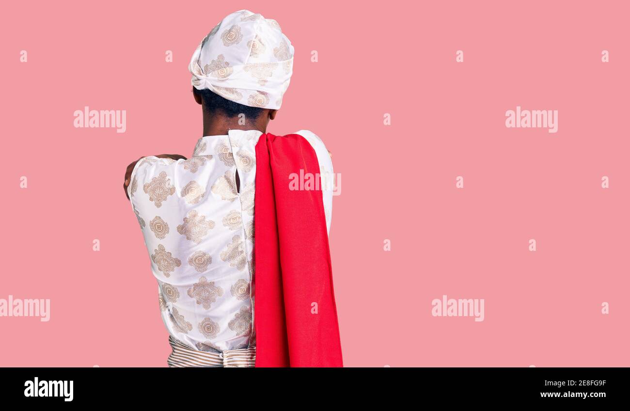 Indian man from back traditional dress hi-res stock photography and ...