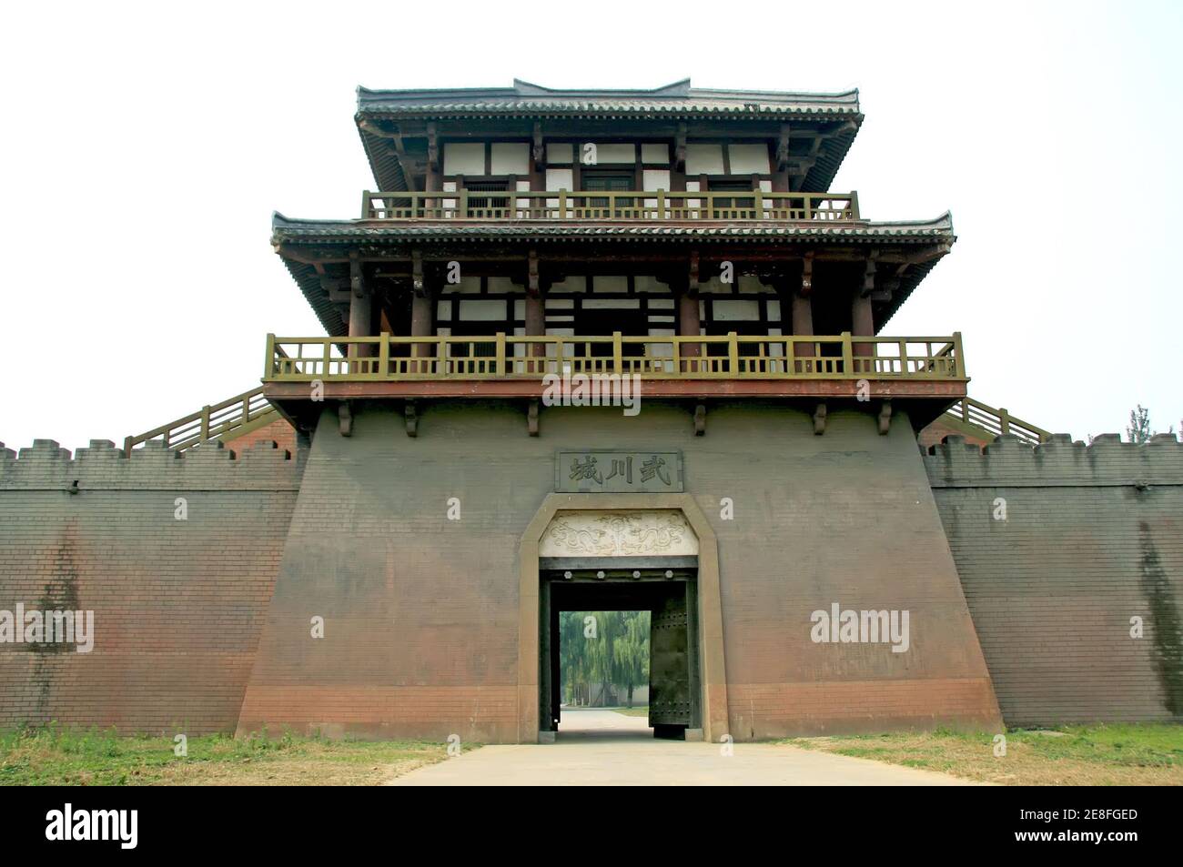 chinese ancient architecture landscape Film shooting base in Zhuozhou ...