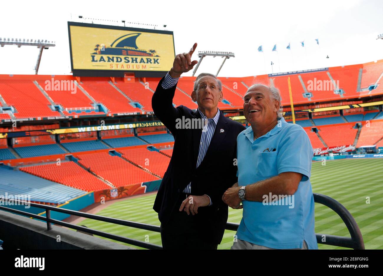 Jimmy buffett miami dolphins football hi-res stock photography and ...