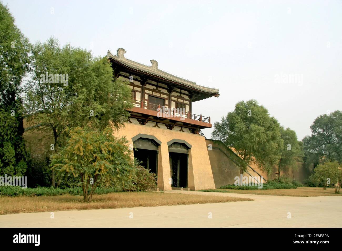 chinese ancient architecture landscape Film shooting base in Zhuozhou ...