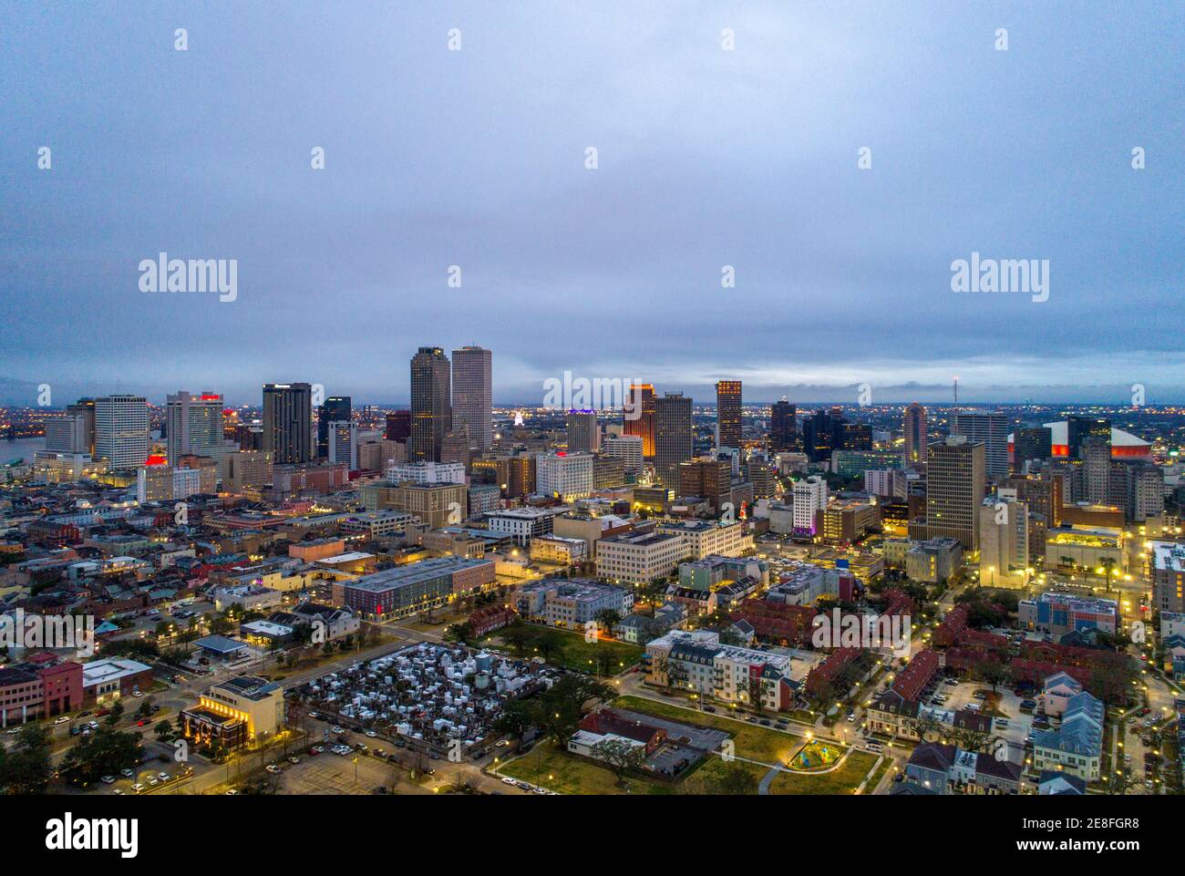 Louisiana superdome aerial hi-res stock photography and images - Alamy