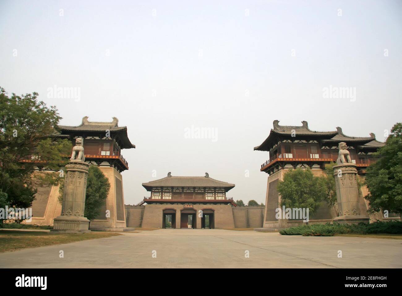chinese ancient architecture landscape Film shooting base in Zhuozhou ...