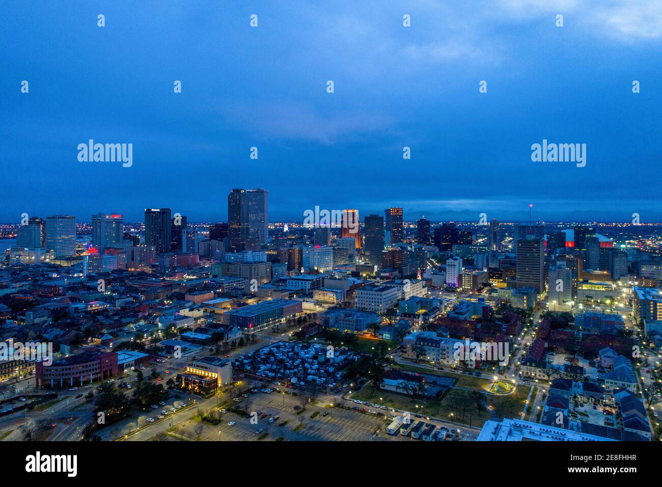 Louisiana superdome aerial hi-res stock photography and images - Alamy
