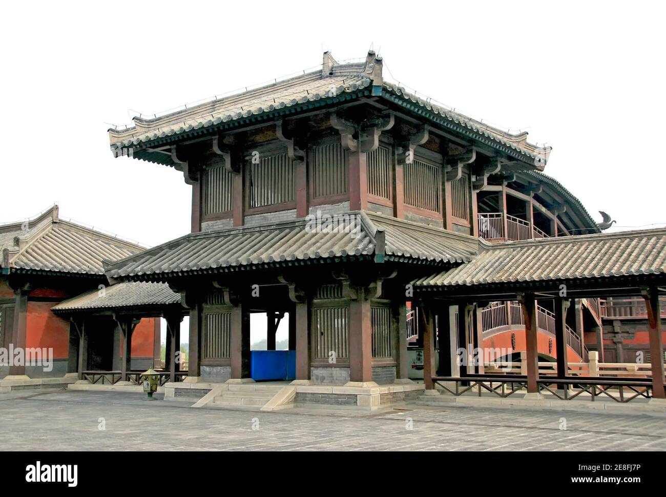 chinese ancient architecture landscape in Film shooting base, Zhuozhou ...