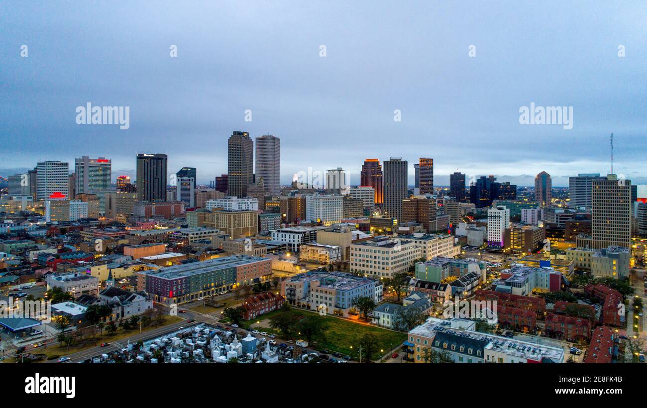 Louisiana superdome aerial hi-res stock photography and images - Alamy