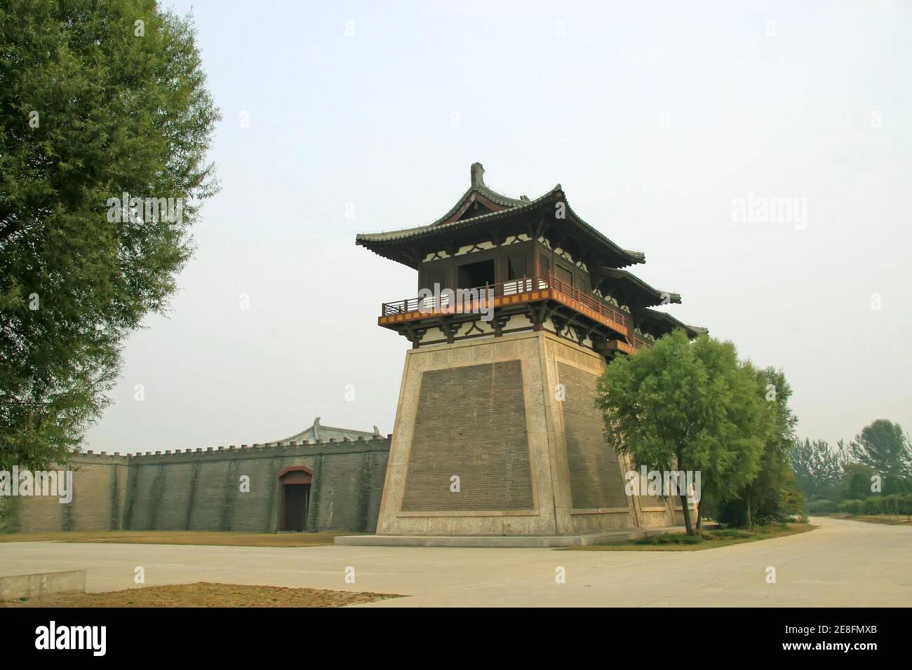 chinese ancient architecture landscape in Film shooting base, Zhuozhou ...