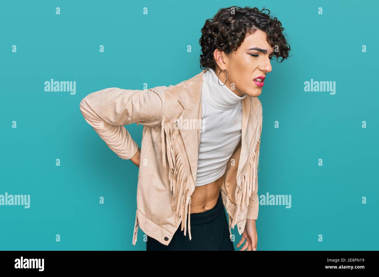 Man woman muscular touching hi-res stock photography and images - Alamy