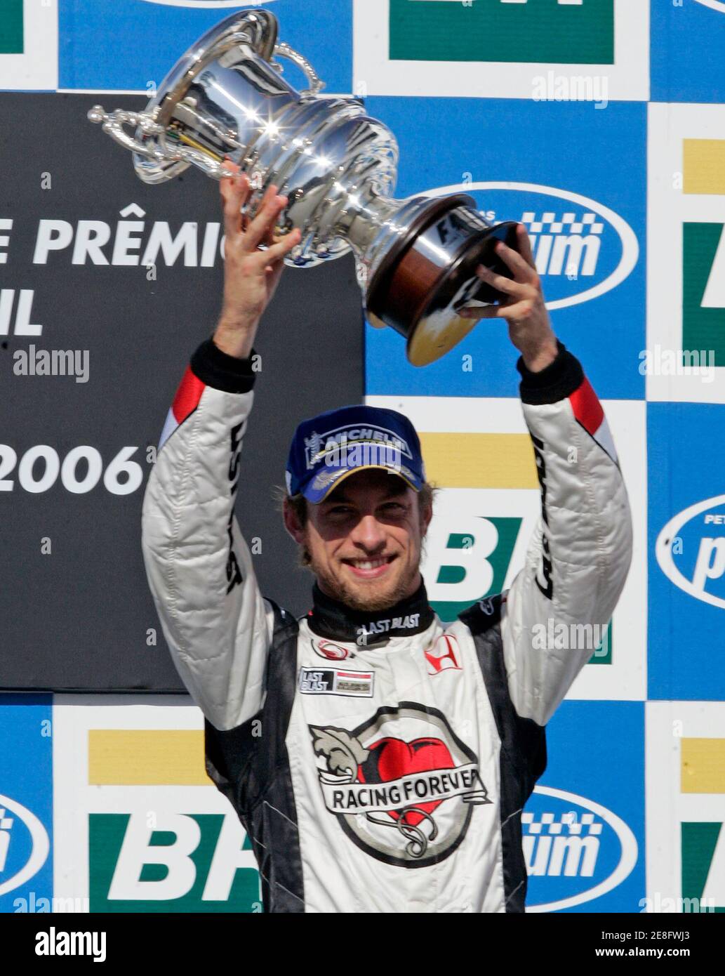 Jenson button trophy hi-res stock photography and images - Alamy