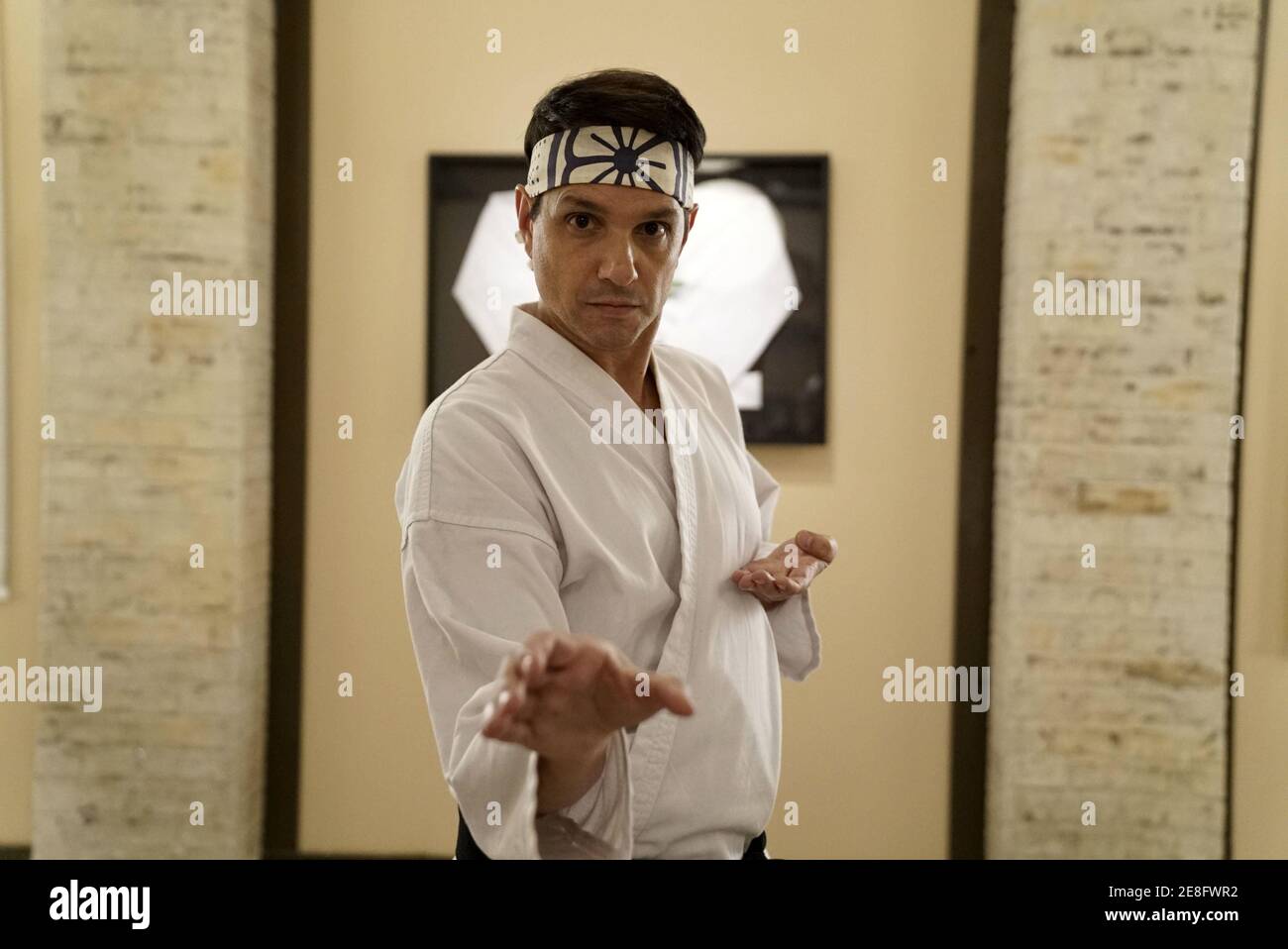 RALPH MACCHIO in COBRA KAI (2018), directed by JON HURWITZ and HAYDEN ...