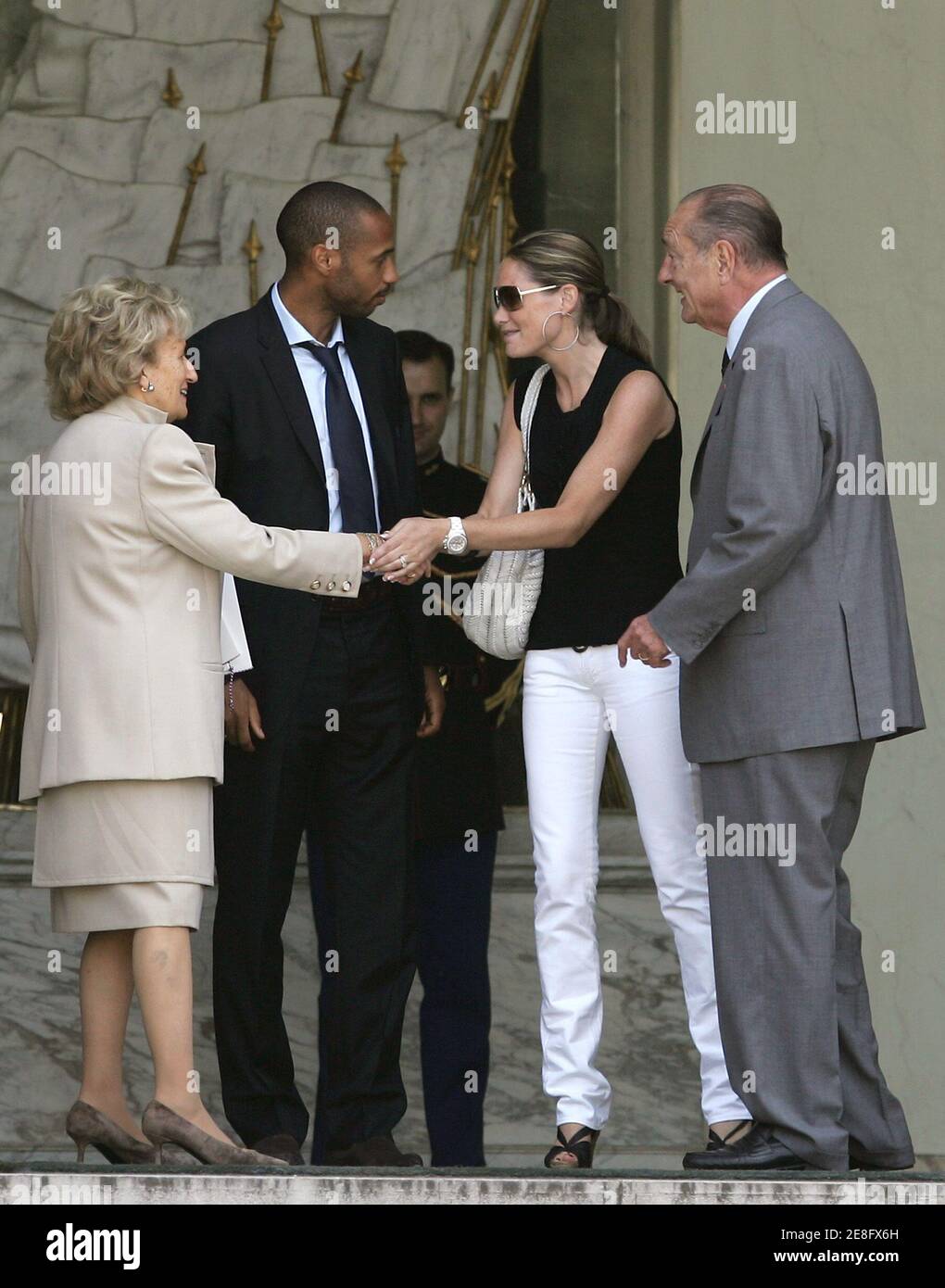 Thierry Henry And Nicole Merry
