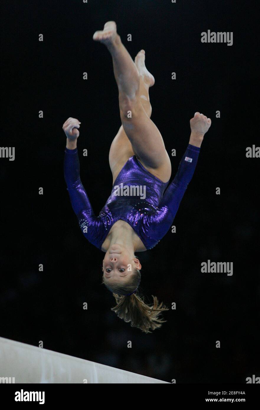Shawn Johnson Balance Beam High Resolution Stock Photography and Images ...