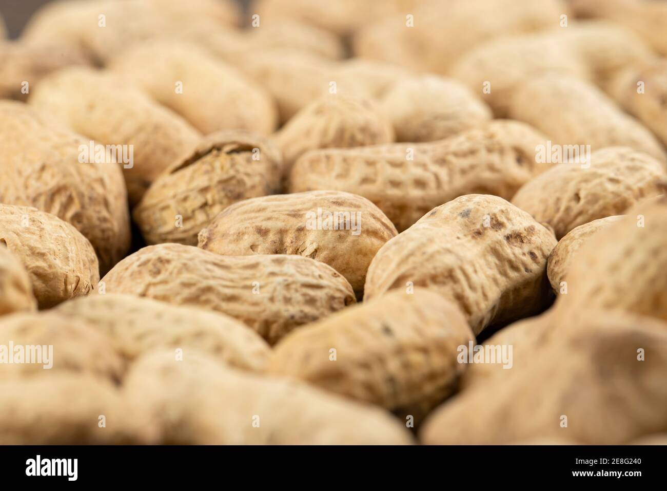 Peanut in a shell texture. Beer snacks. Healthy food concept Stock ...