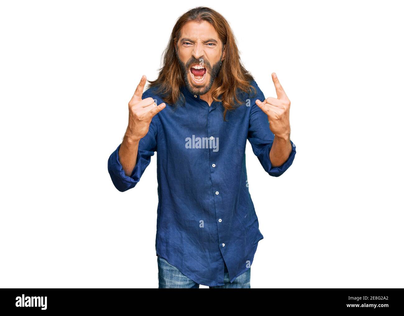 Punk rocker doing rock Cut Out Stock Images & Pictures - Alamy