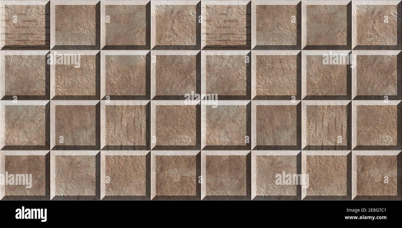 Beautiful 3D Square shape italian wall tile for kitchen and bath tile ...