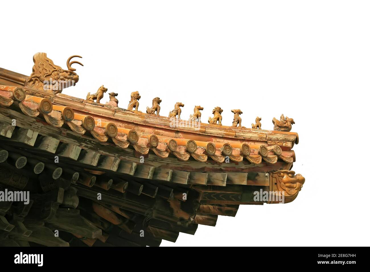 corner eaves of ancient buildings in china Stock Photo - Alamy