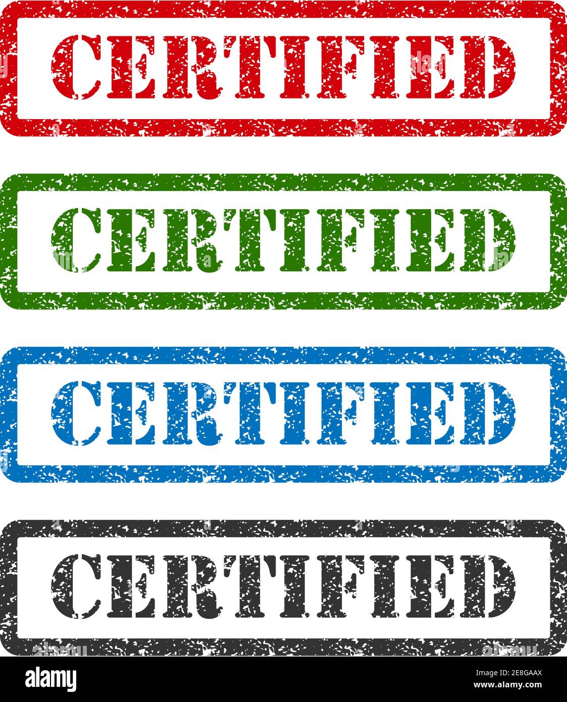 Certify certified Stock Vector Images - Alamy