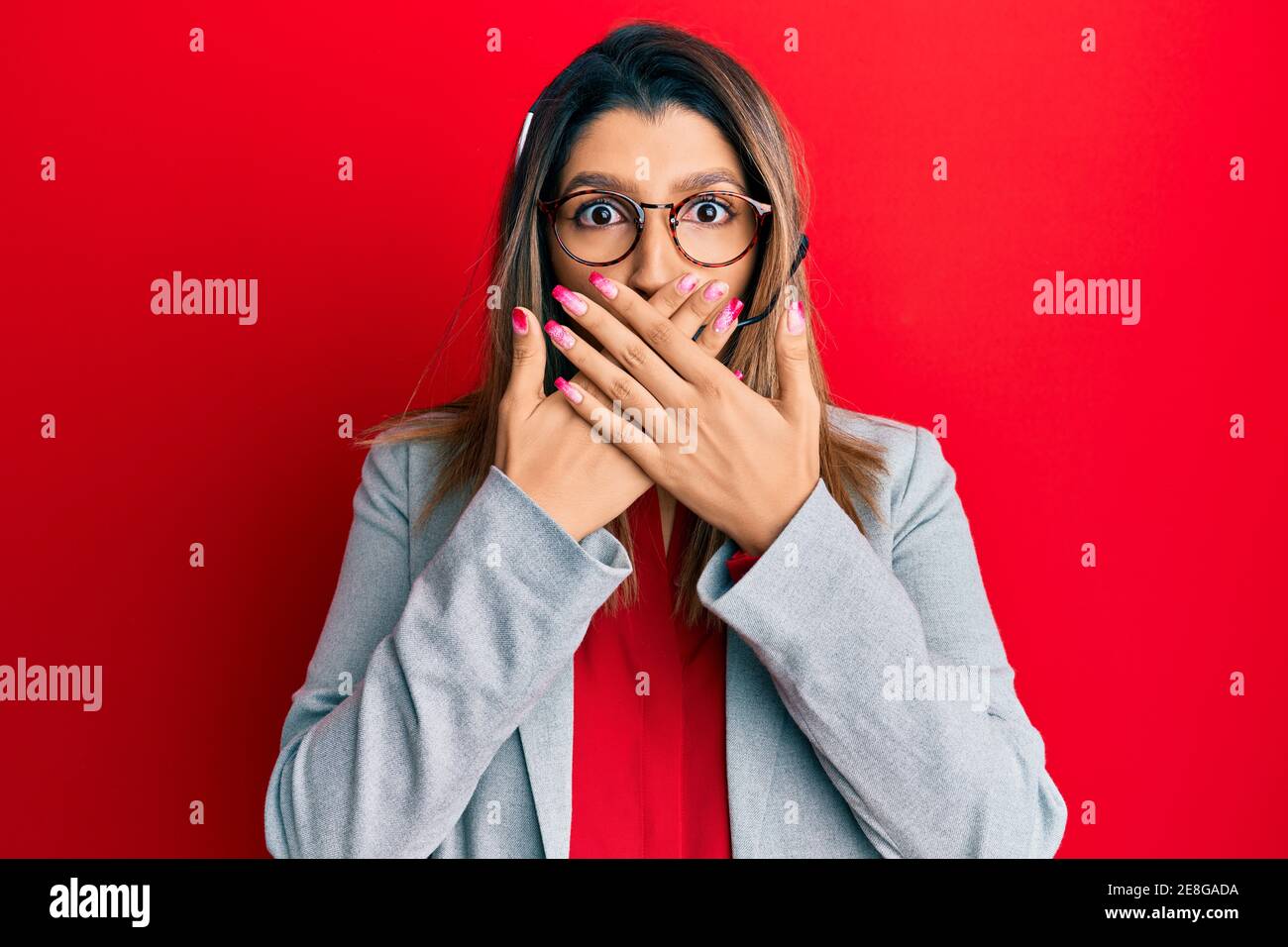 Beautiful girl embarrassed cover hi-res stock photography and images ...