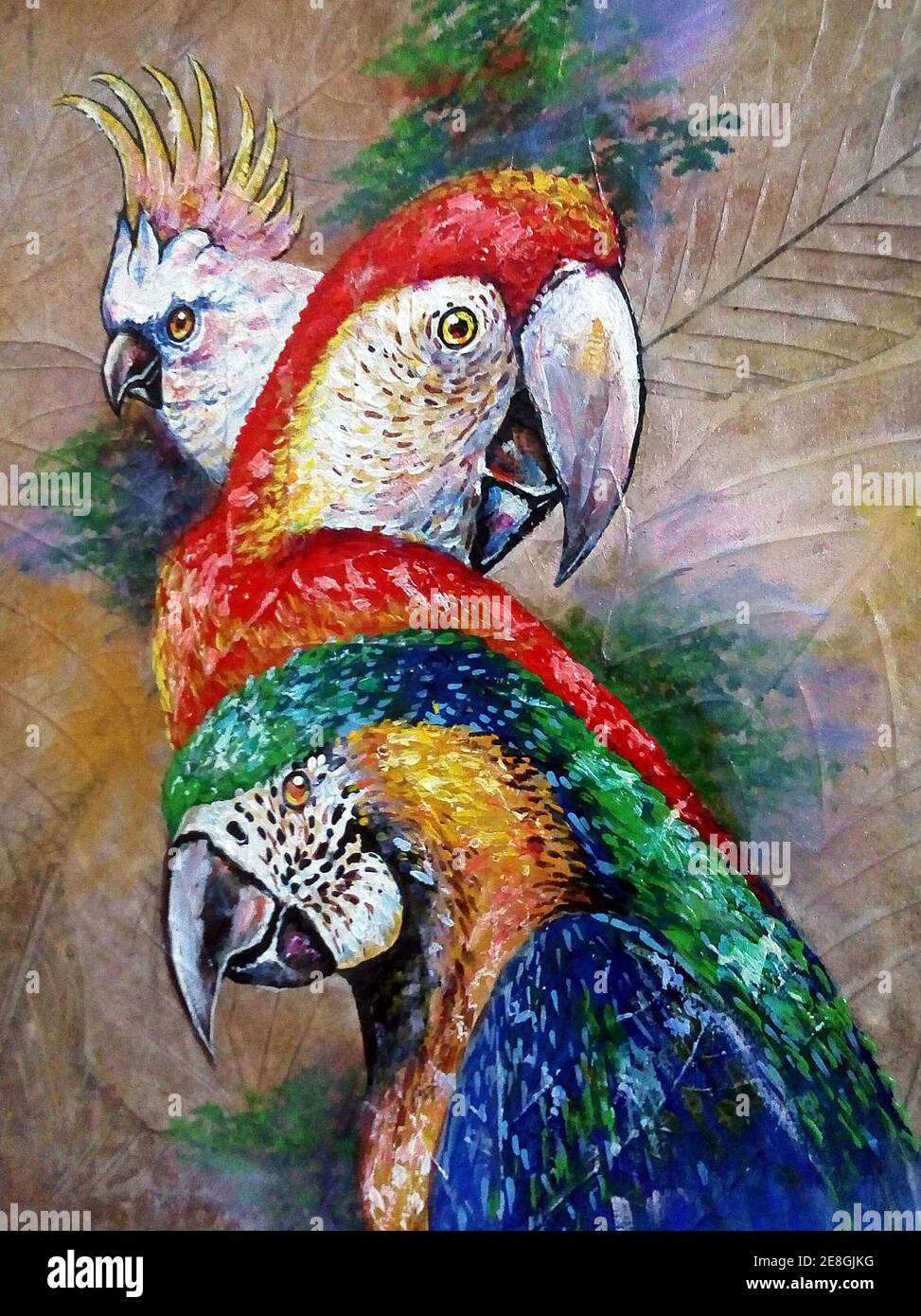 Macaw Painting