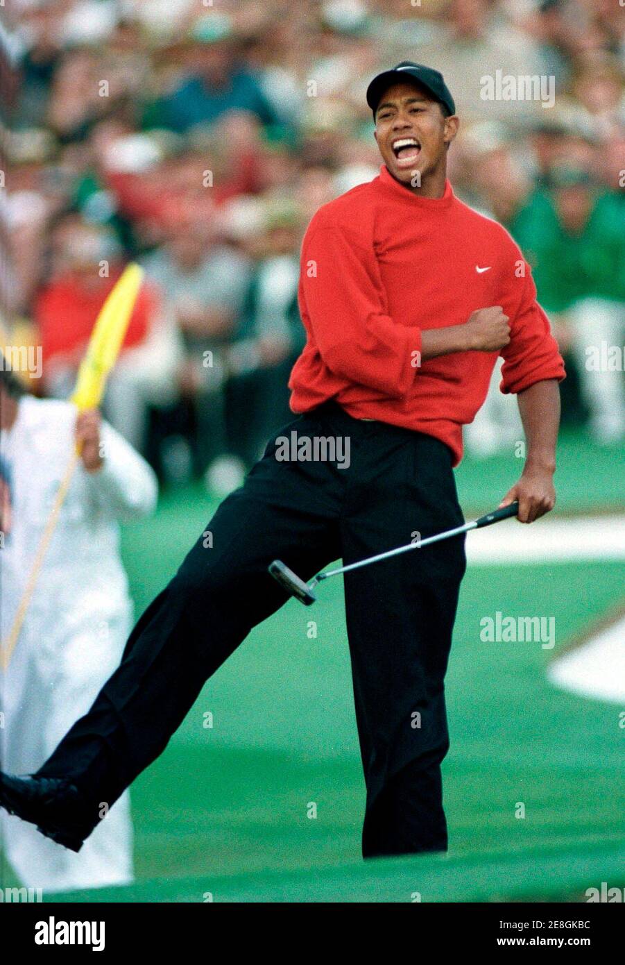 Tiger woods 1997 masters win hi-res stock photography and images - Alamy