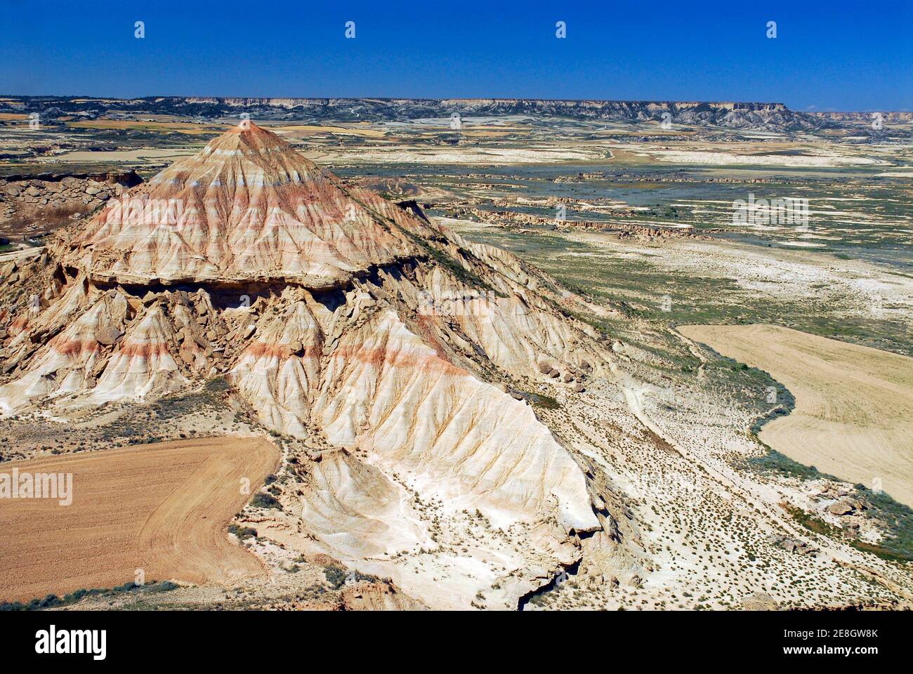 Landscape of the Bardenas Reales, Natural Reserve and Biosphere Reserve ...