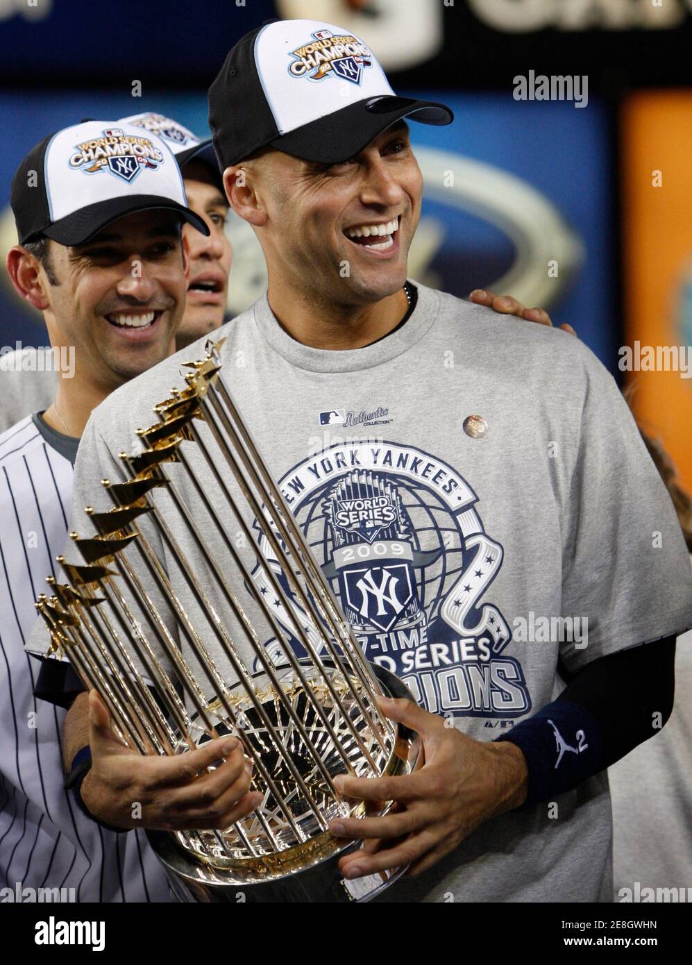 Yankees world series trophy hi-res stock photography and images - Alamy