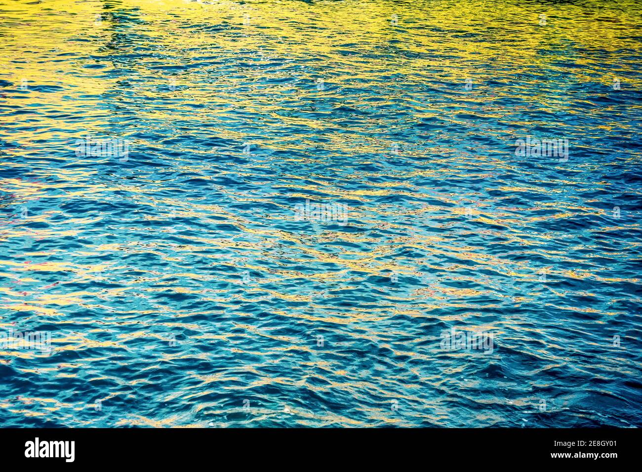 Abstract water background. Water ripples with reflections Stock Photo ...