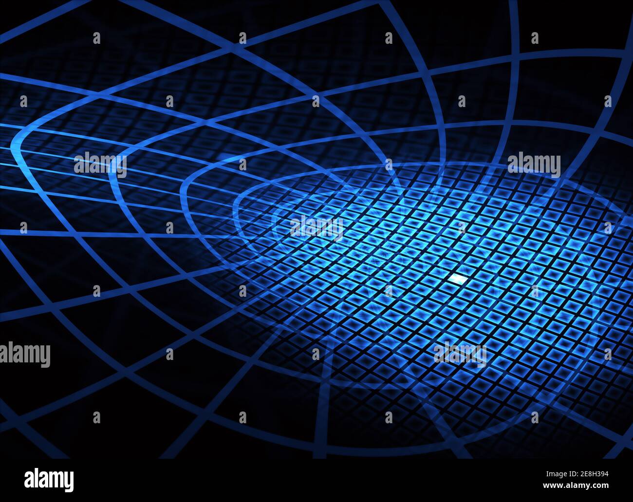 Technological textured background. 3D Fractal graphics. Science and ...