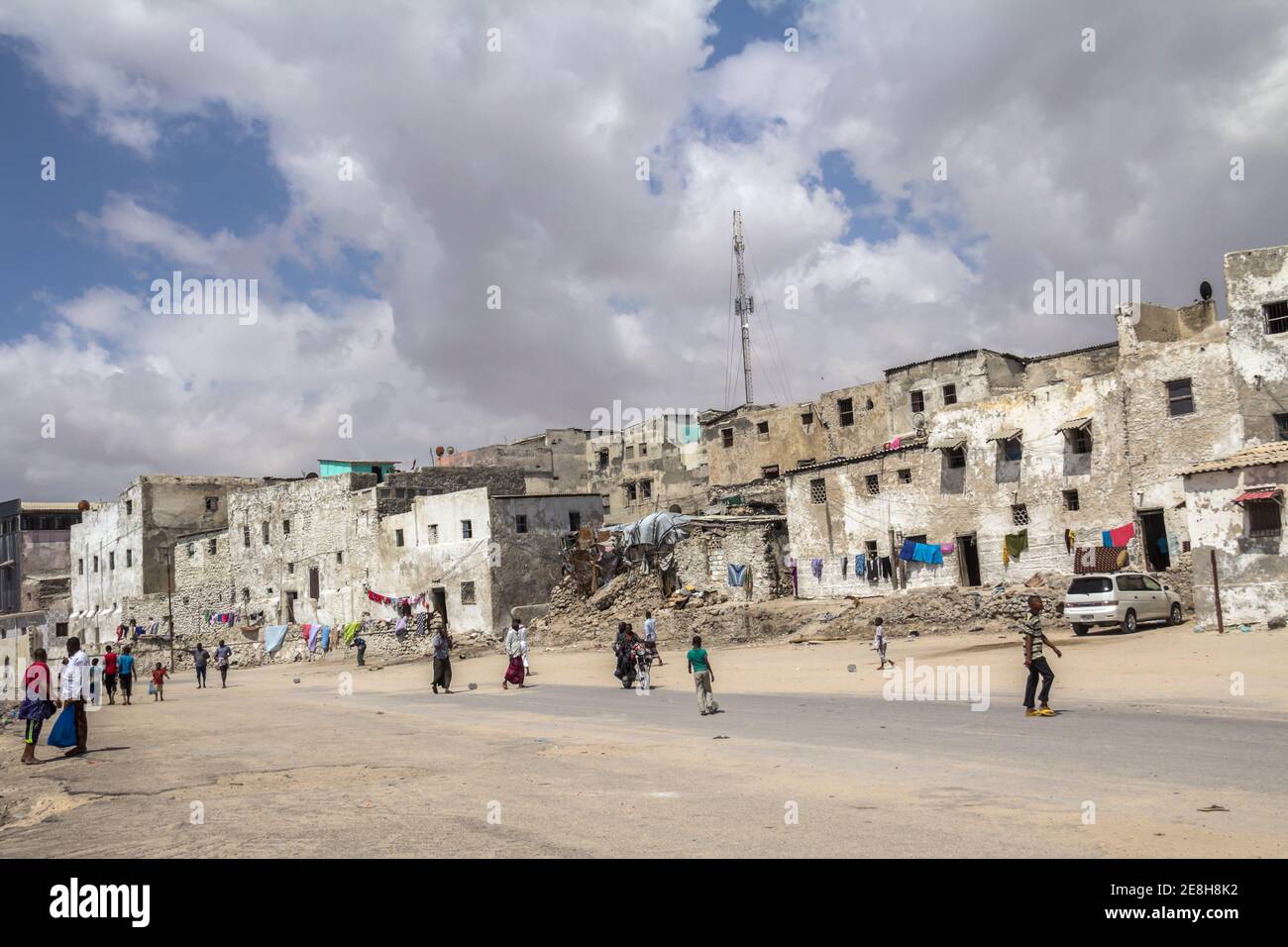 MOGADISHU, SOMALIA : View of Mogadishu, Mogadishu is the capital city ...