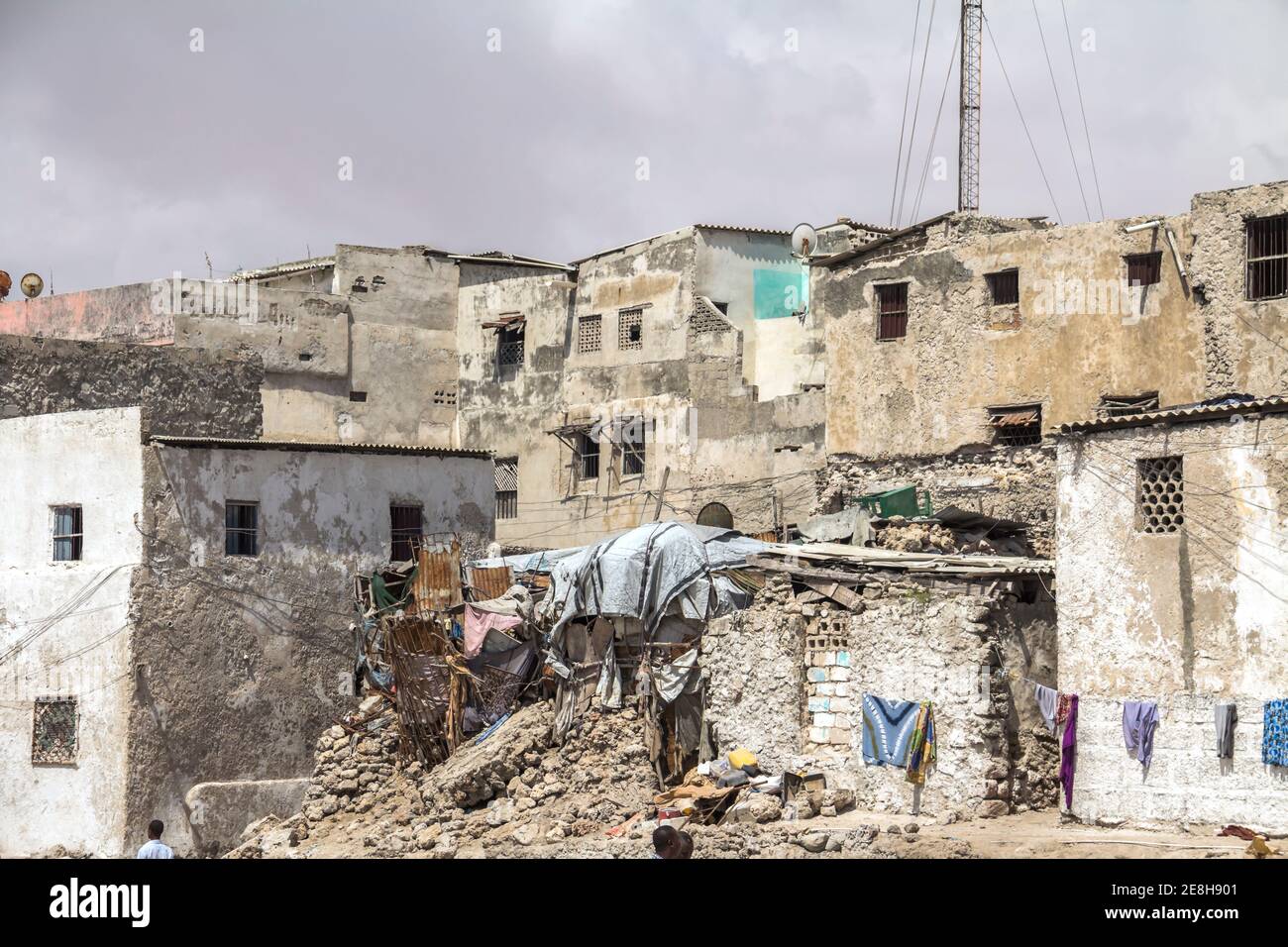 MOGADISHU, SOMALIA : View of Mogadishu, Mogadishu is the capital city ...