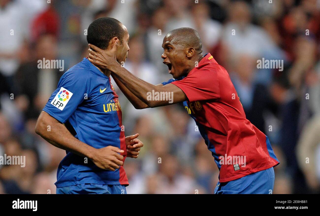 Santiago bernabeu thierry henry hi-res stock photography and images - Alamy