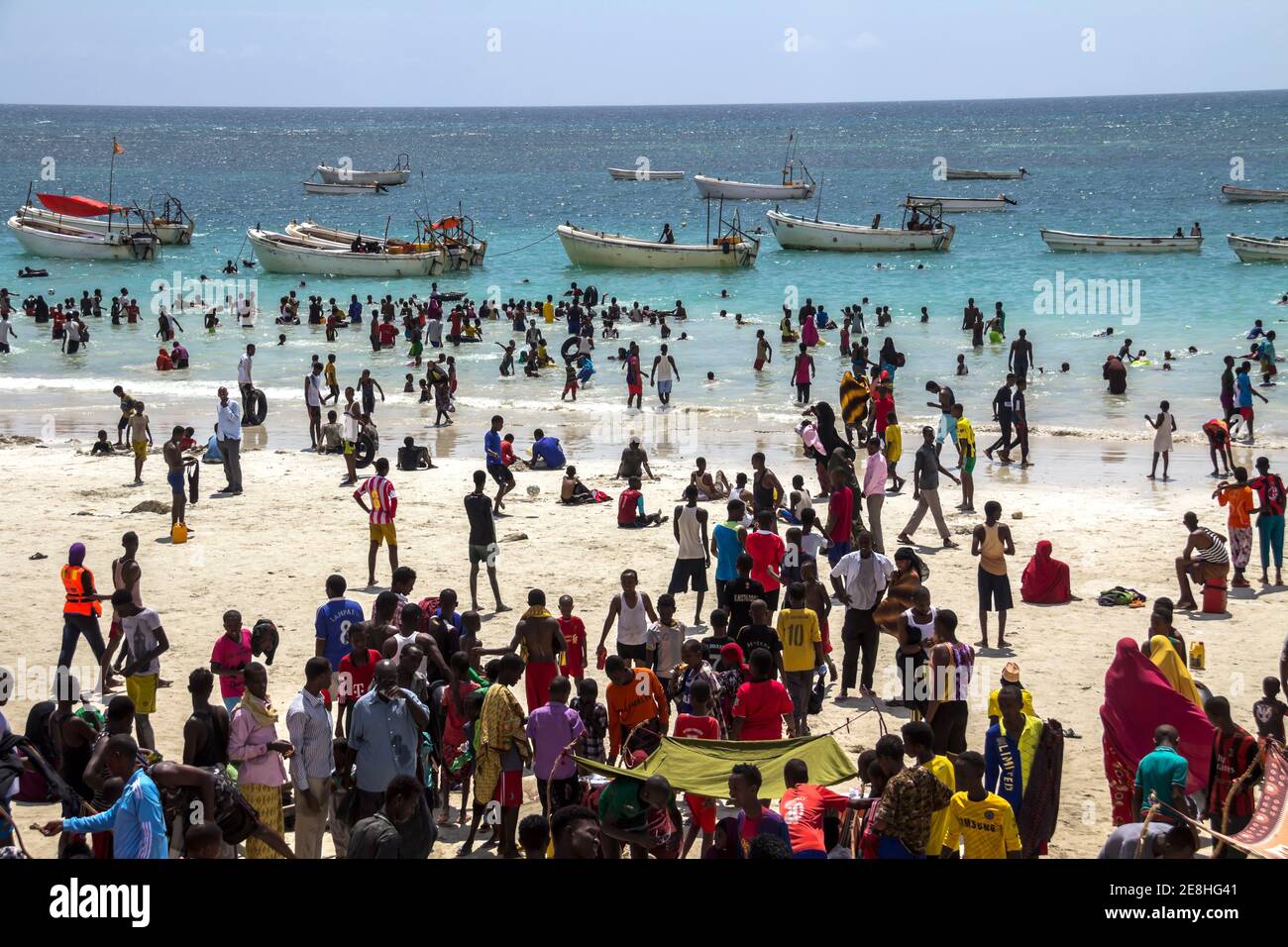 MOGADISHU, SOMALIA : View of Mogadishu, Mogadishu is the capital city ...