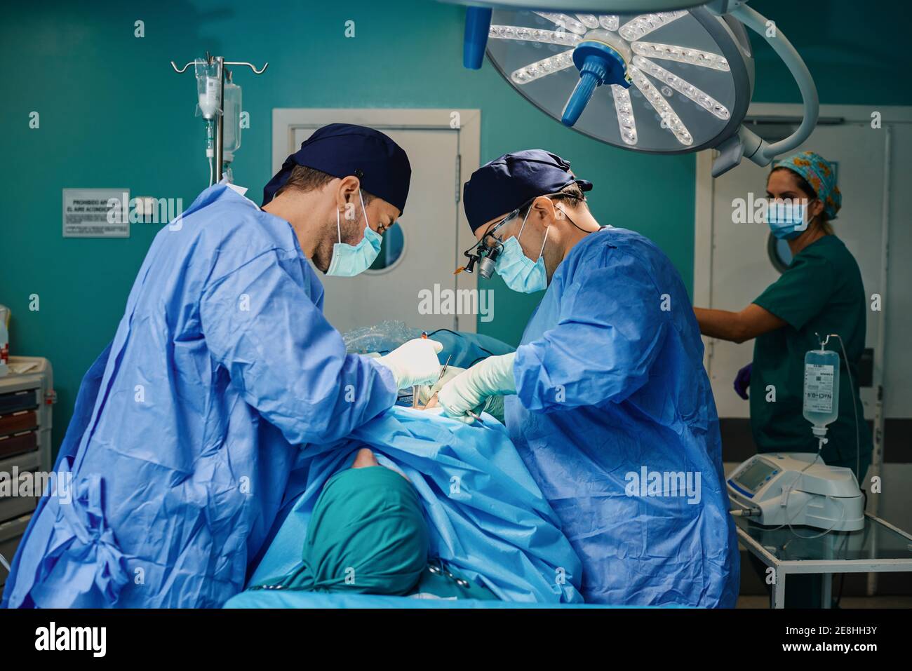 Male patient lying on operating table hi-res stock photography and ...