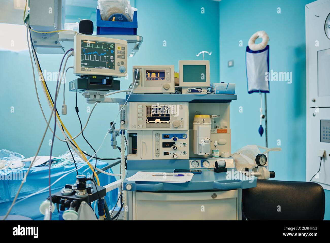 Cardiac event monitor and various modern medical devices in operating ...