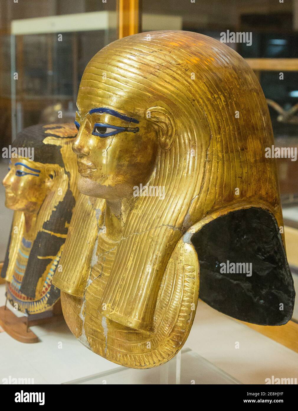 Egypt, Cairo, Egyptian Museum, from the tomb of Yuya and Thuya in Luxor ...