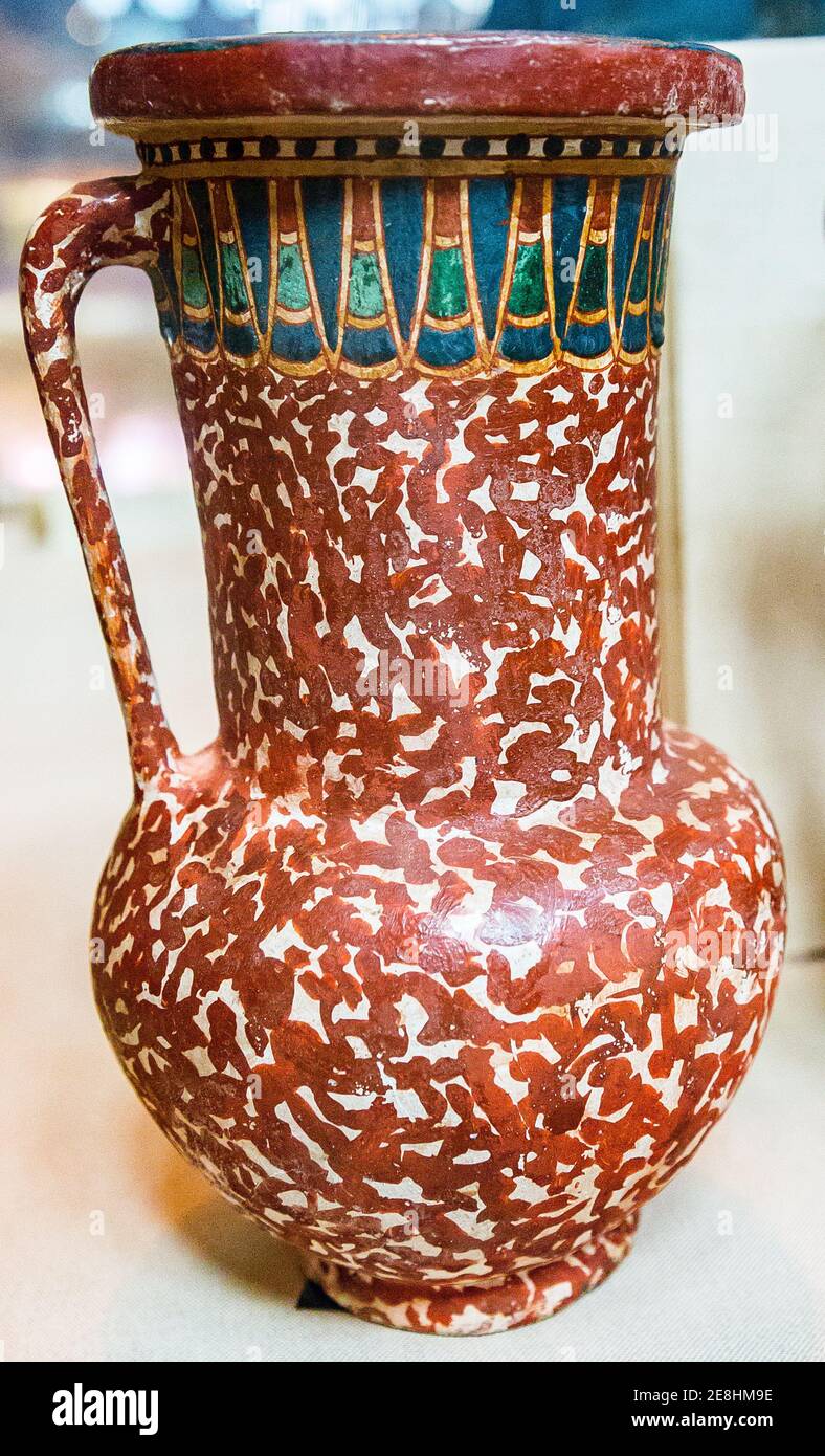 Egypt, Cairo, Egyptian Museum, from the tomb of Yuya and Thuya in Luxor ...