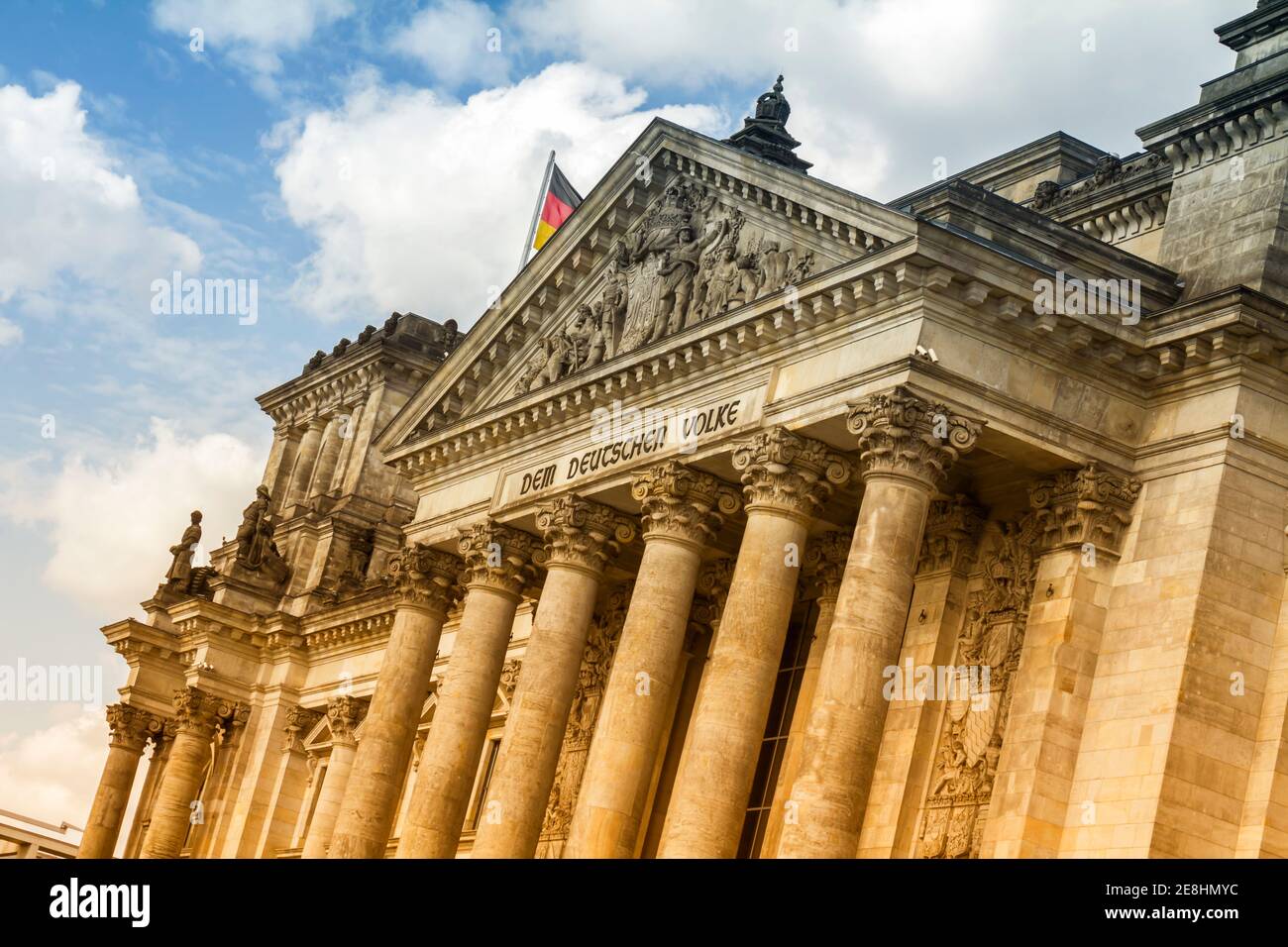 The Reichstag building in Berlin: German parliament Stock Photo - Alamy