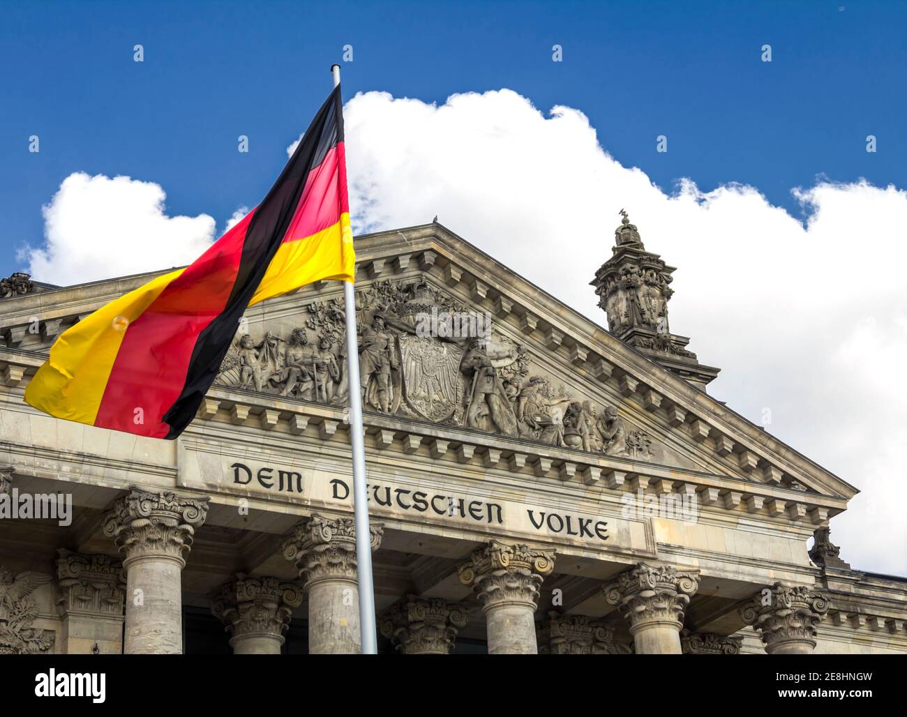 The Reichstag building in Berlin: German parliament Stock Photo - Alamy