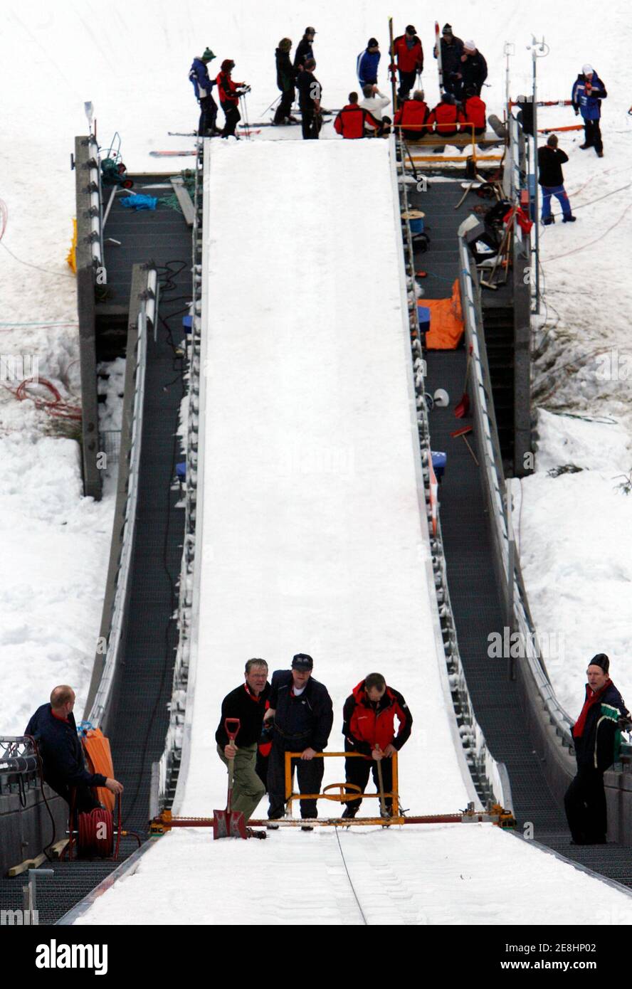 Ski jumping competition hi-res stock photography and images - Alamy