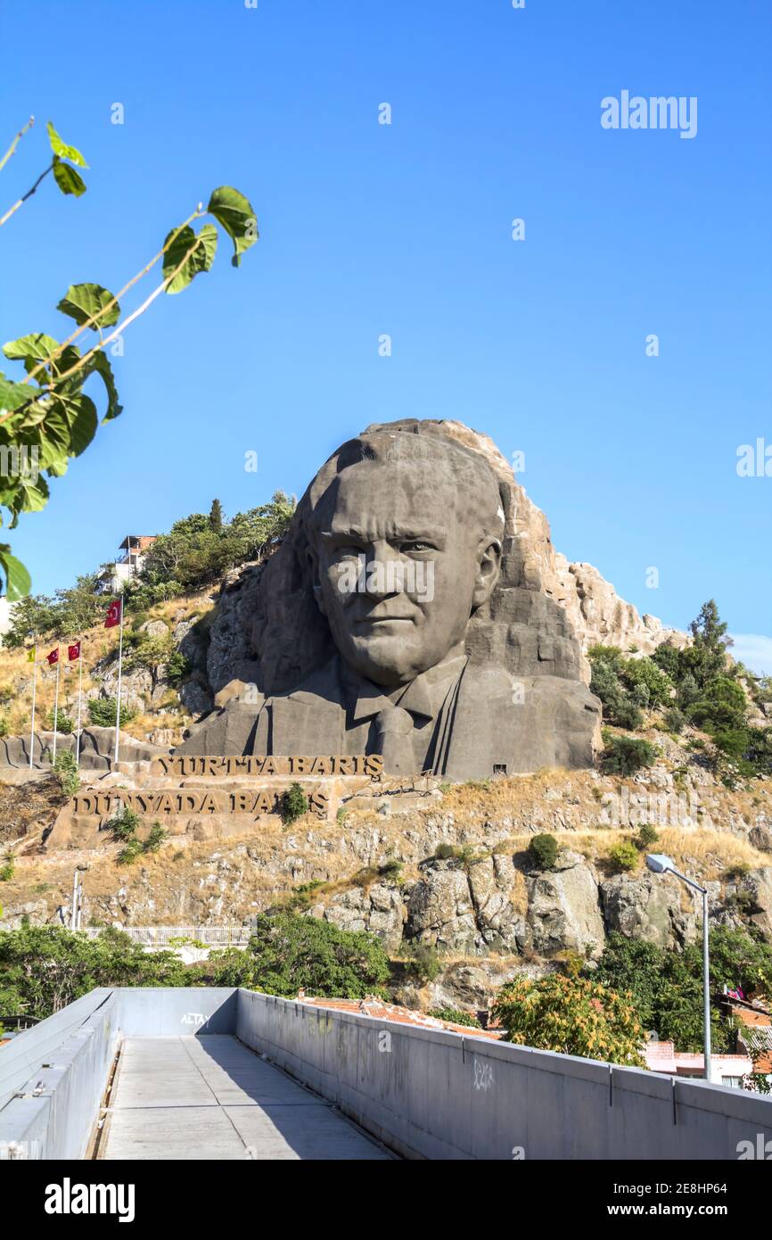 Statue of Ataturk, the founder of modern Turkey, Buca Stock Photo - Alamy