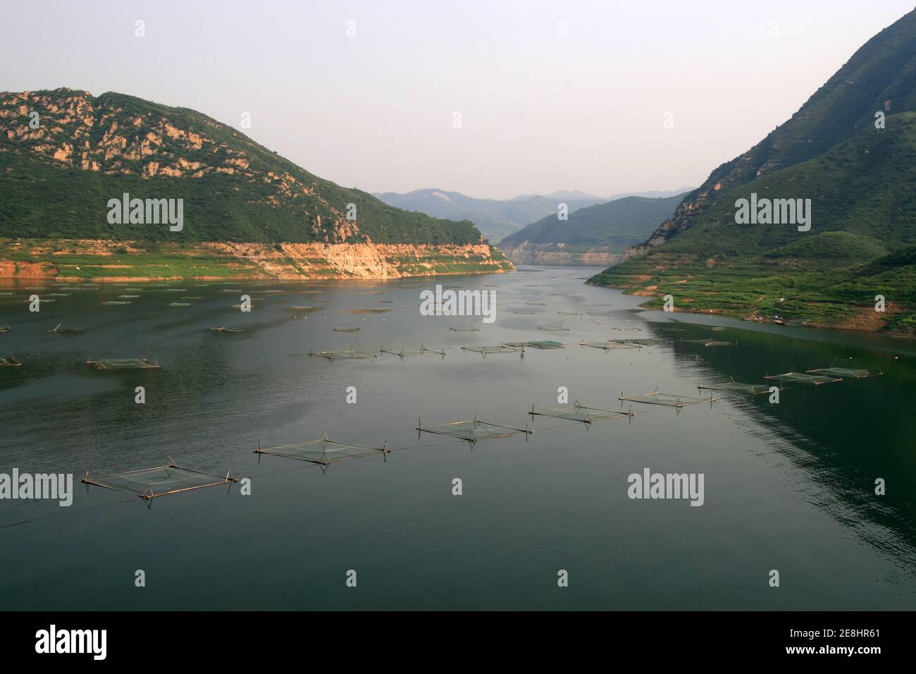 reservoir scenery water picture creative Stock Photo - Alamy