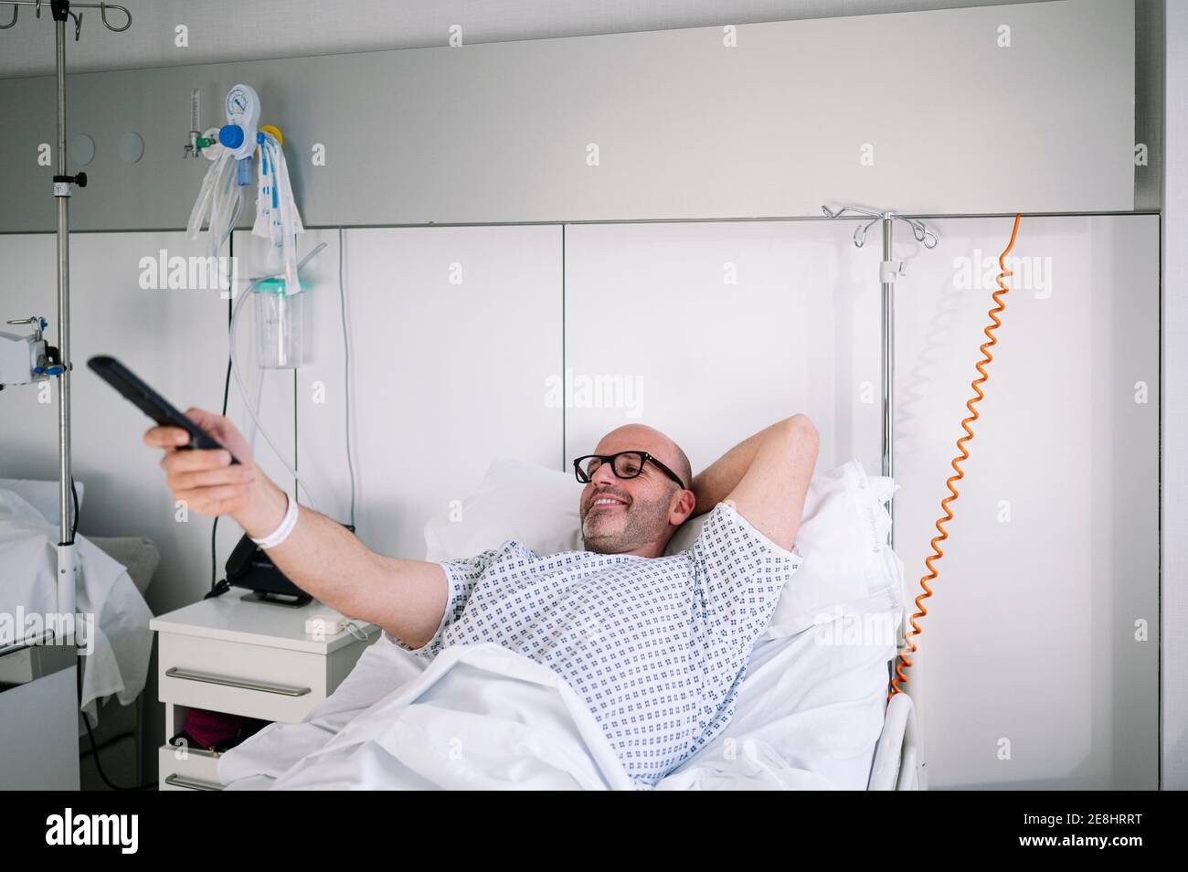 Equipped bed hospital room hi-res stock photography and images - Alamy