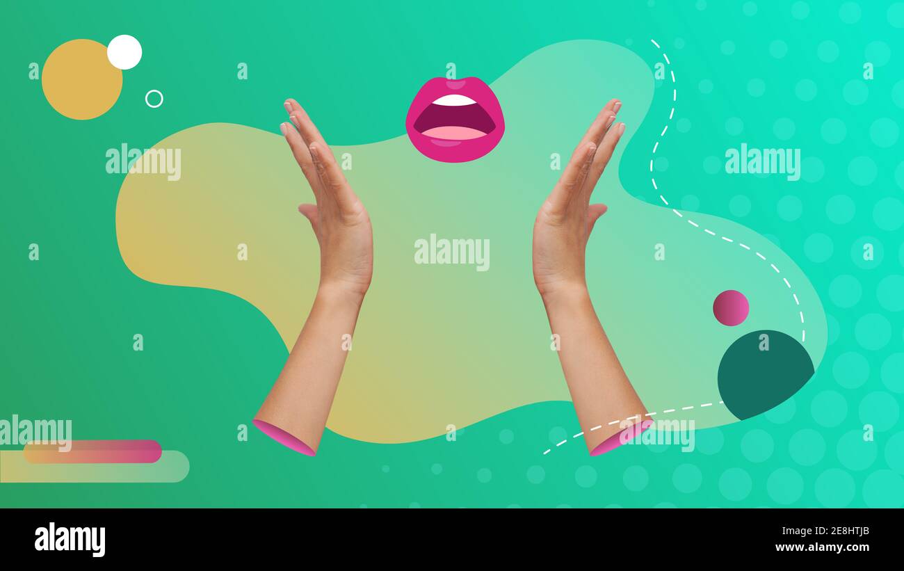 Gesture unusual graphic hi-res stock photography and images - Alamy