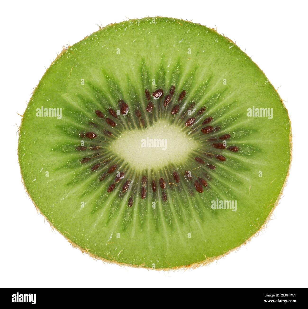Half green kiwi isolated hi-res stock photography and images - Alamy