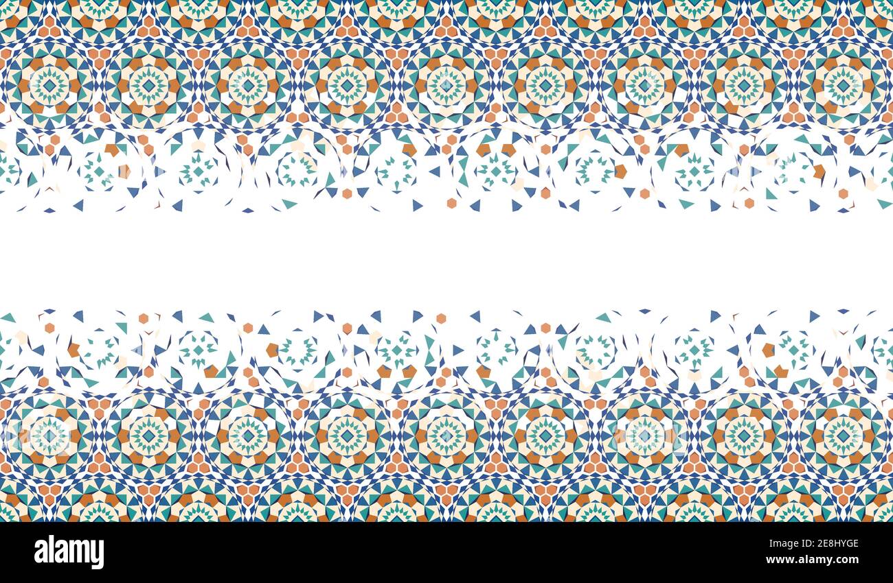 Moroccan mosaic wallpaper Stock Vector Images - Alamy