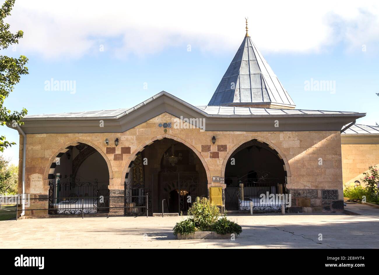 famous mosque and worship area, Hadji Bektas Veli , in Nevsehir, Turkey ...