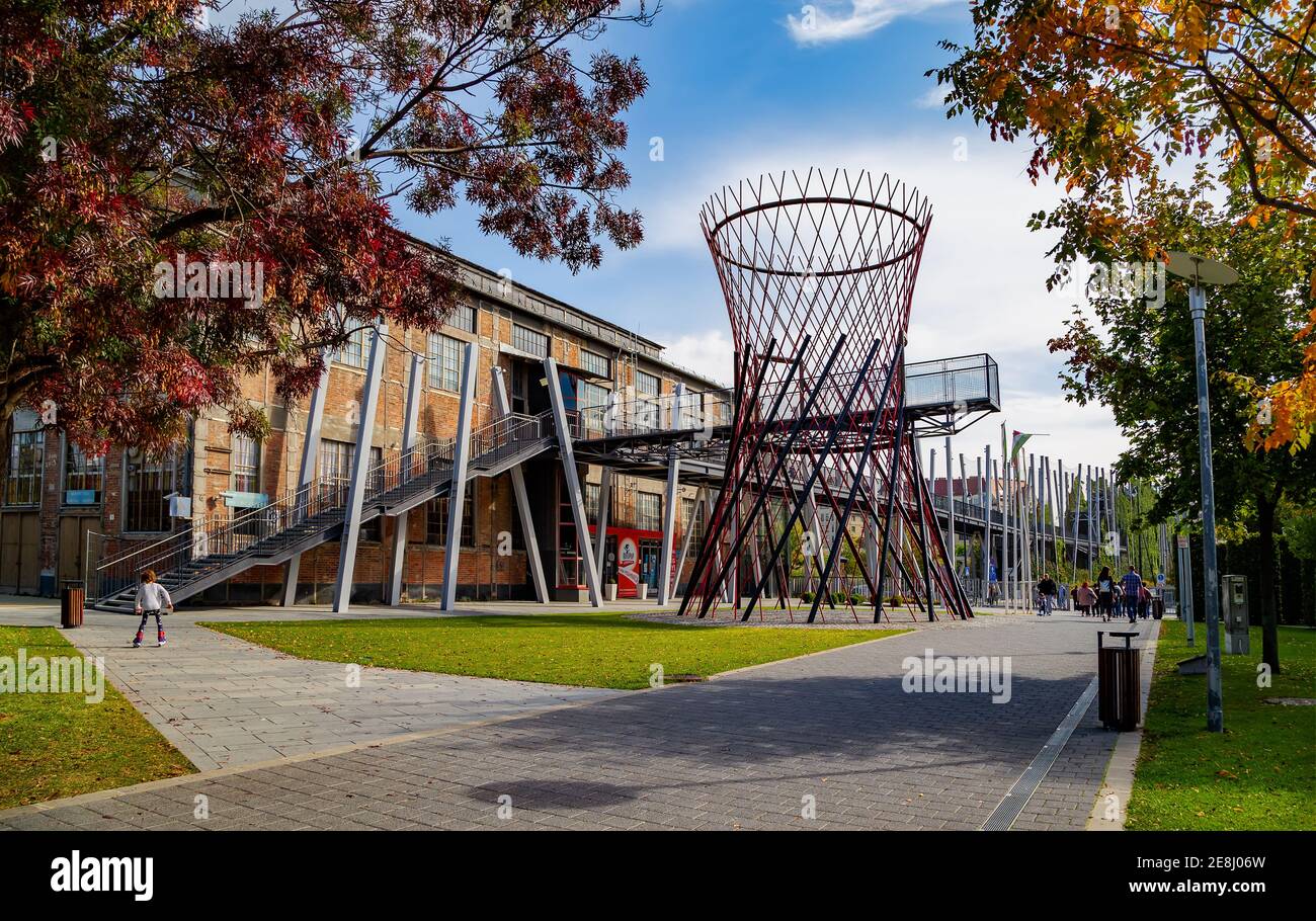 The Millenary ( Millenaris) Cultural and Art Center in Budapest, built ...