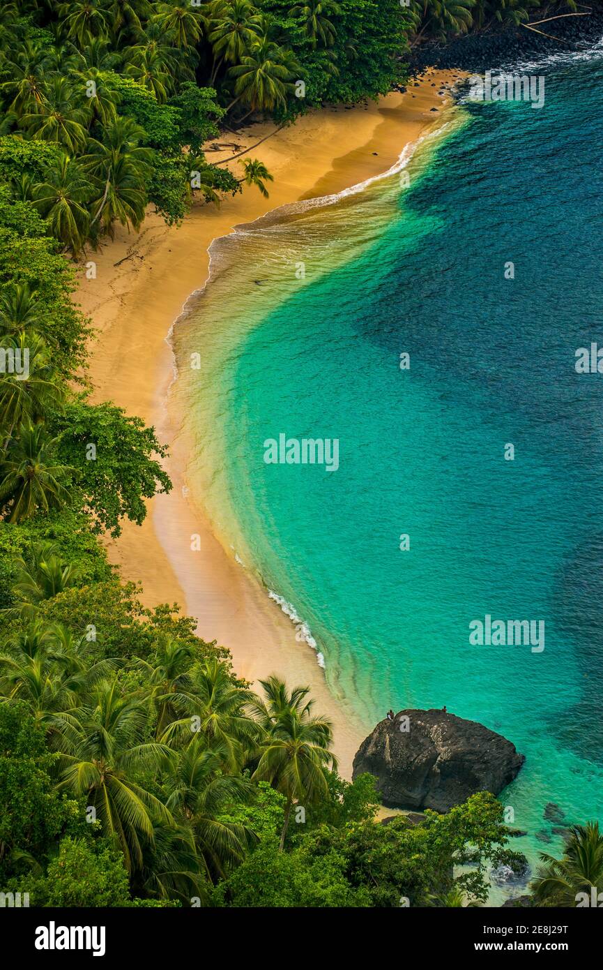 Banana beach principe hi-res stock photography and images - Alamy