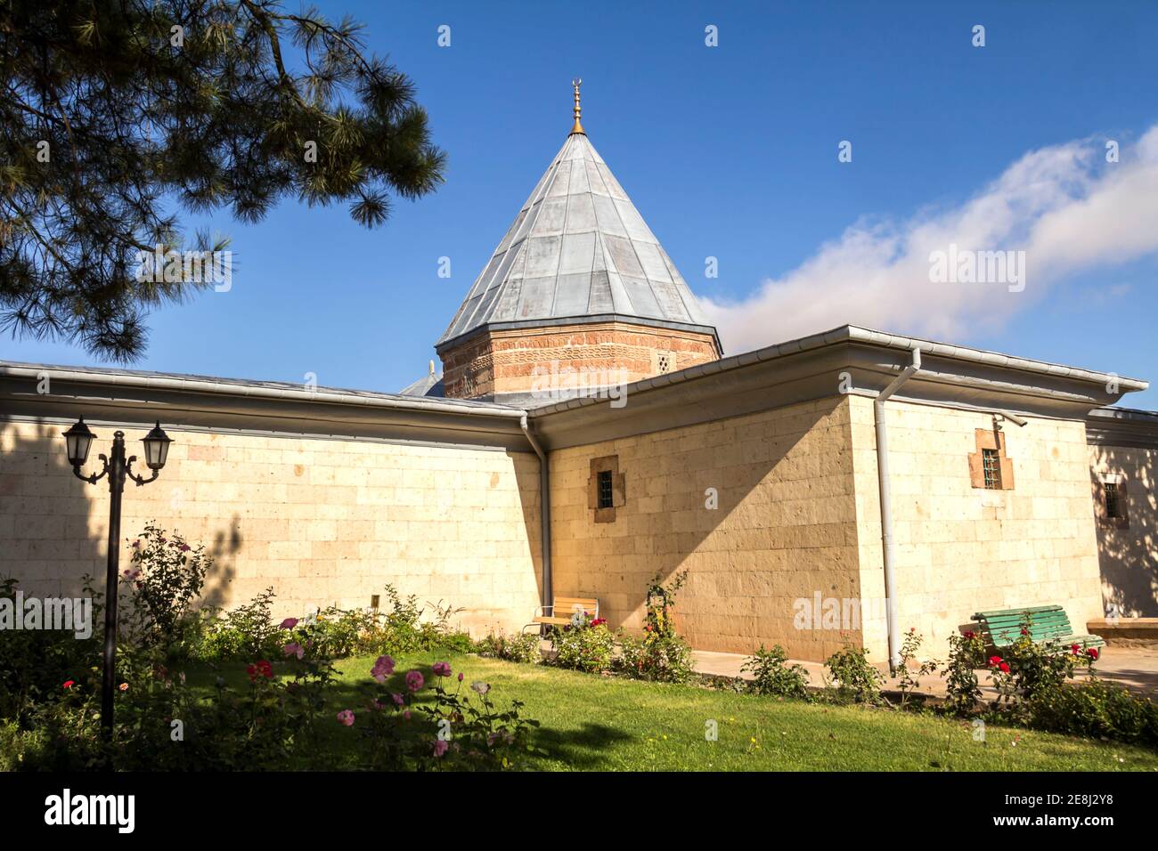 famous mosque and worship area, Hadji Bektas Veli , in Nevsehir, Turkey ...